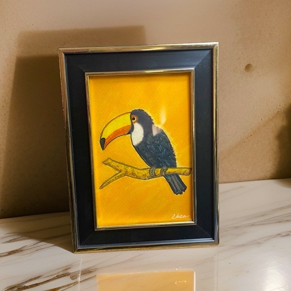 Hand Crafted | Art | Original Watercolor Toucan Painting Hand Crafted ...